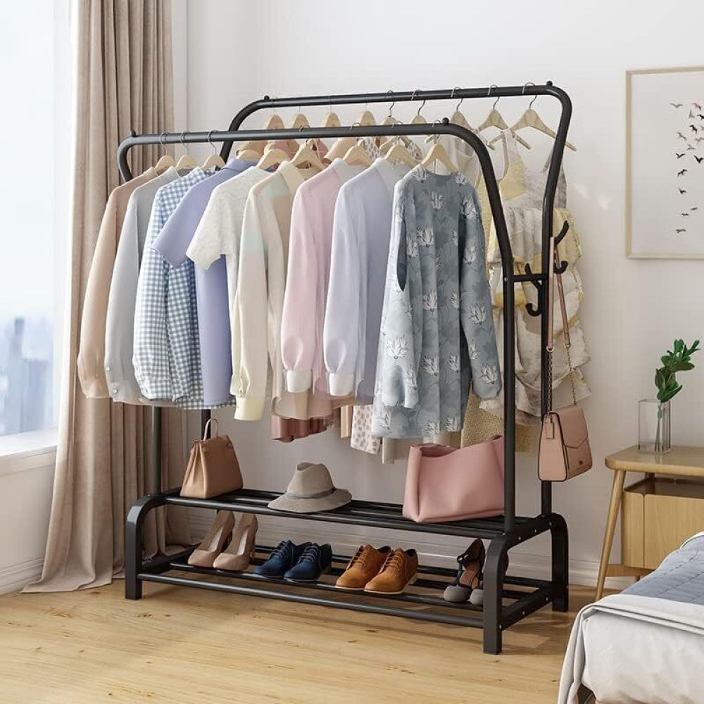 Commercial Garment Rack Heavy Duty Clothing Shelf Clothes Rack Closet ...