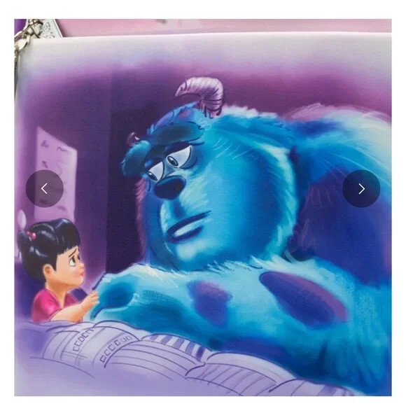 Loungefly Disney Pixar Monsters Inc Boo and Sully Bed Scene Mini ...