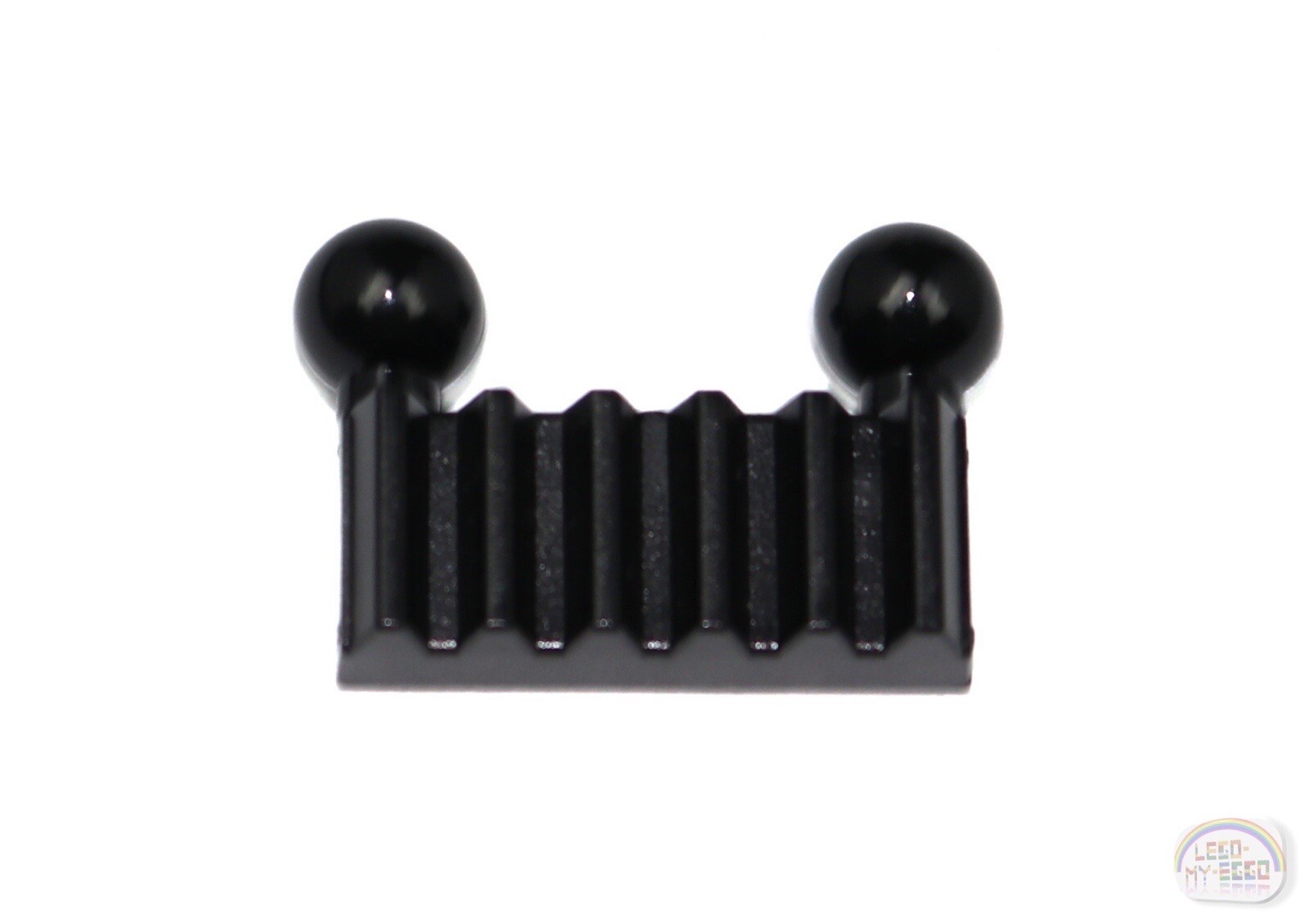 LEGO Technic - Gear Rack w/ 2 Tow Ball - 1 x 2 - Black - New - (EV3 ...
