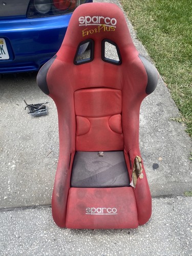 Sparco Evo2 Plus Red used racing seat | eBay
