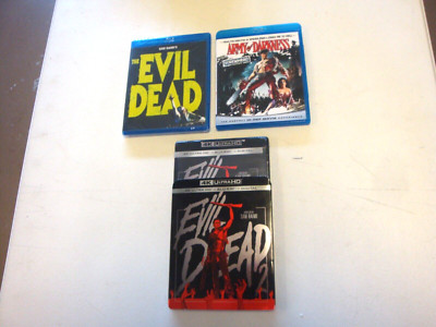 The Evil Dead 1-3 Collection 4K UHD & Blu-Ray * New & LN (Blu-ray/4K W ...