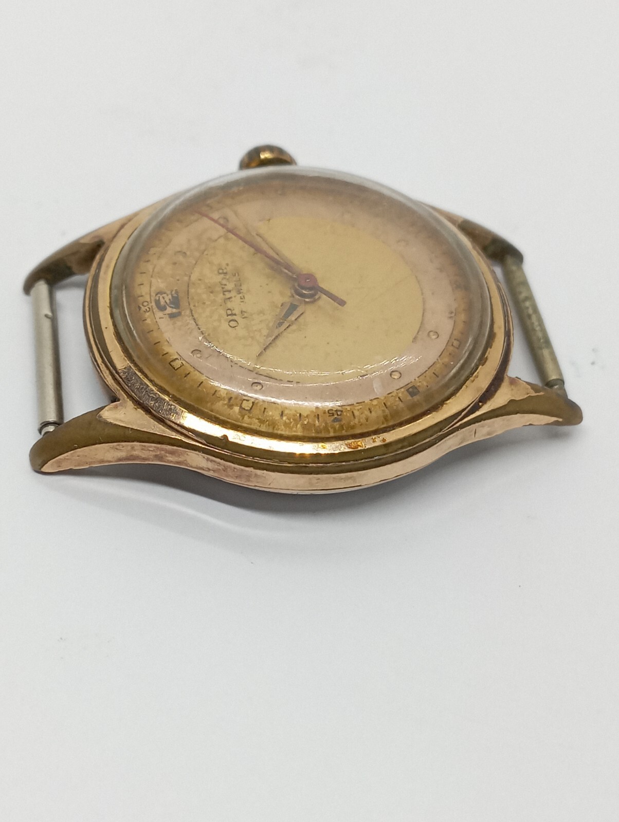 VINTAGE swiss made ORATOR 17 jewels watch gold plated case G20 cal. AS ...
