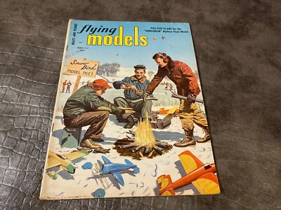 MARCH 1957 FLYING MODELS airplane aviation model magazine | eBay