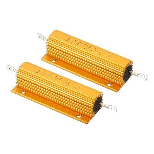 100W 2K Ohm Aluminum Shell Resistor Housing Resistor Wirewound ...