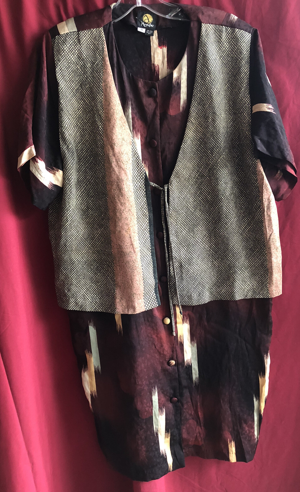 Anne Namba Hawai’i Dress Silk sz.M | eBay