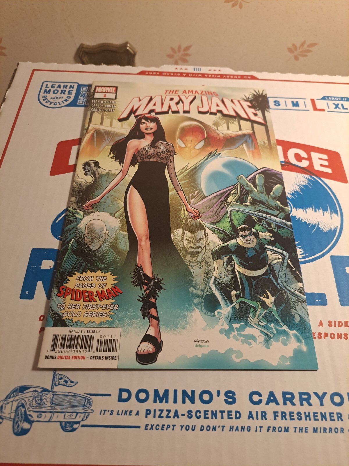 THE AMAZING MARY JANE #1 COVER A. DELGADO - 2019 MARVEL COMICS GROUP NM ...