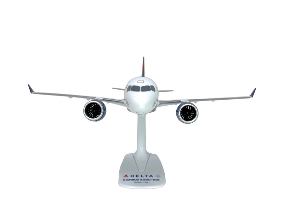 Flight Miniatures Delta (07-Cur) A220-100 1:100 Scale Model Airplane | eBay