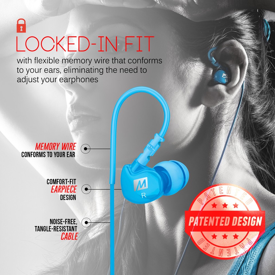 MEE audio M6 Memory Wire Sound-Isolating In-ear Headphones (Bulk ...