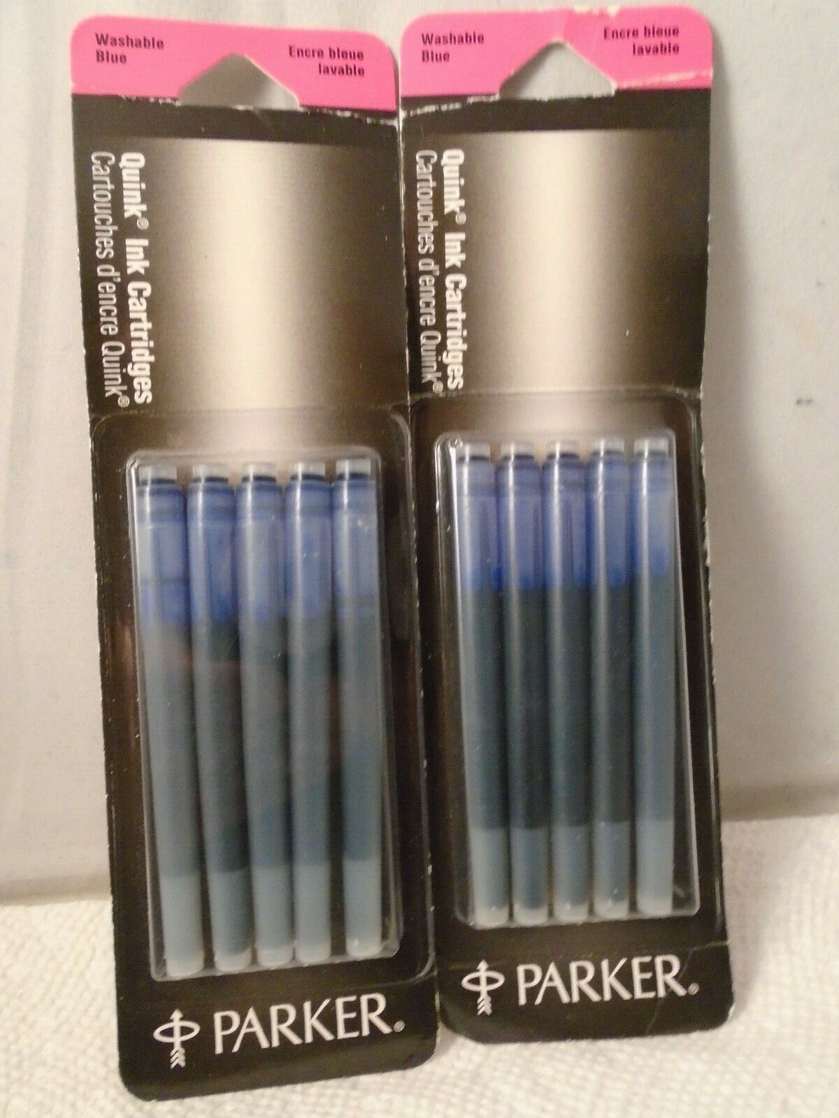 Parker Washable Blue Ink Cartridges 2-PackS of 5 | eBay