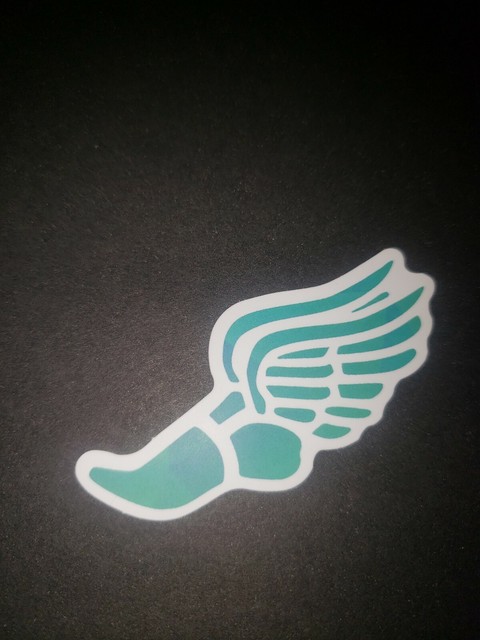 Foot With Wings Sticker | eBay