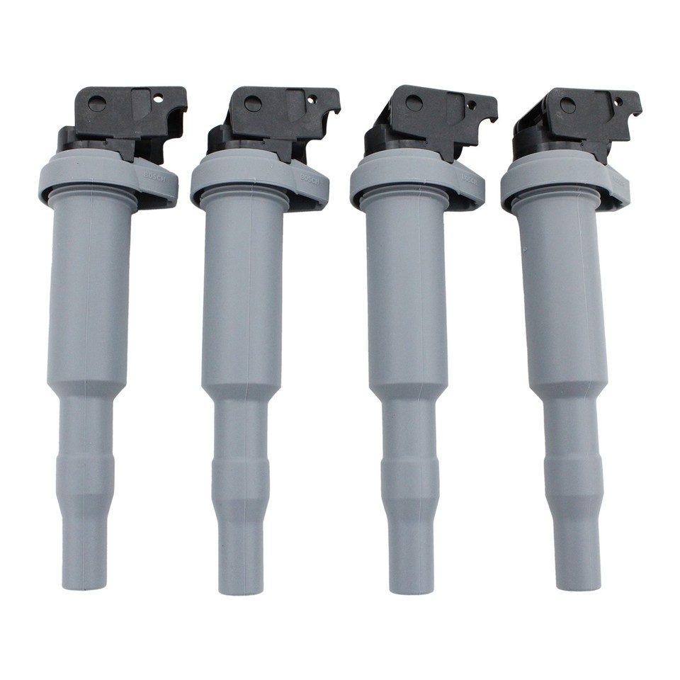 For BMW E82 F30 E90 E92 E93 330xi X3 X6 Set of 4 Bosch Direct Ignition ...