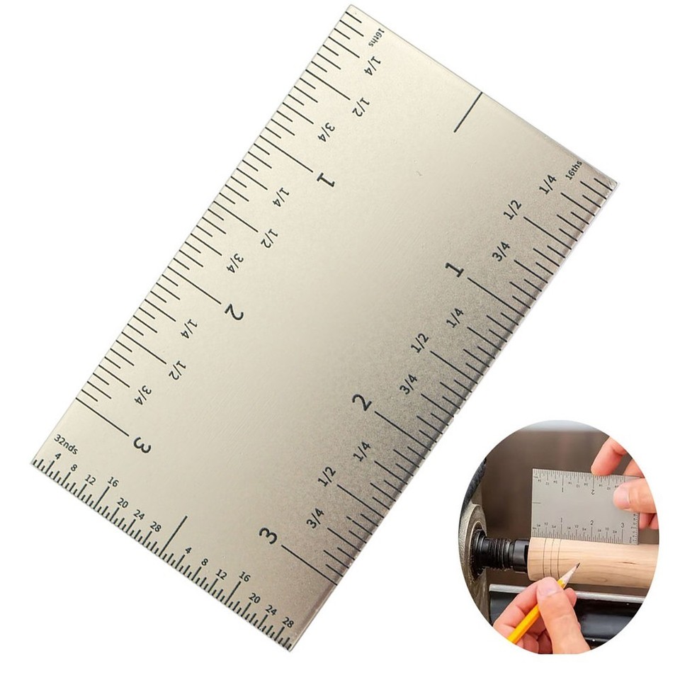 Compact 3 54 Inch Square Edge Ruler for Corner Alignment and ...
