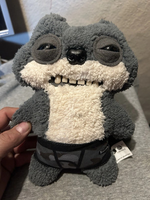 Sketchy Squirrel #079 Grey Budgie Fuggler Plush Funny Ugly Monster Toys ...