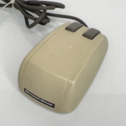 Microsoft Inport Mouse Vintage 9-Pin Wired Beige 2-Button Computer ...