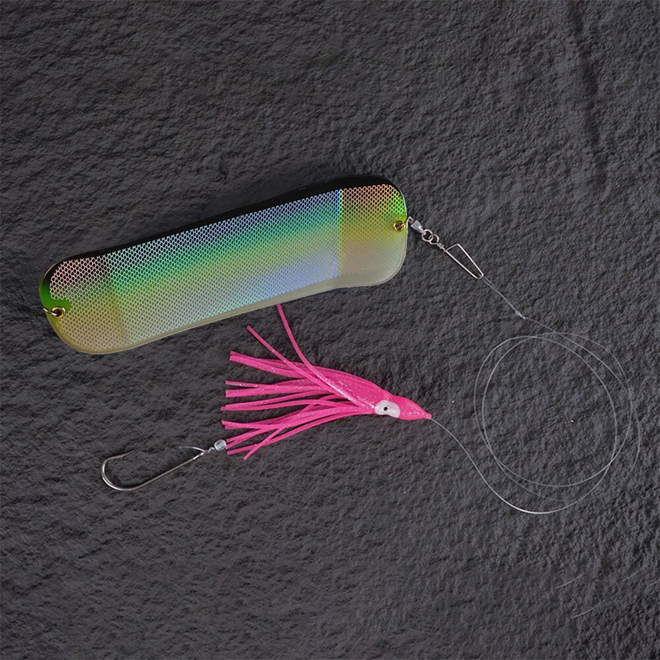 Trolling Fishing Diving Flash Board Salmon Fishing Flasher Bait Flasher ...