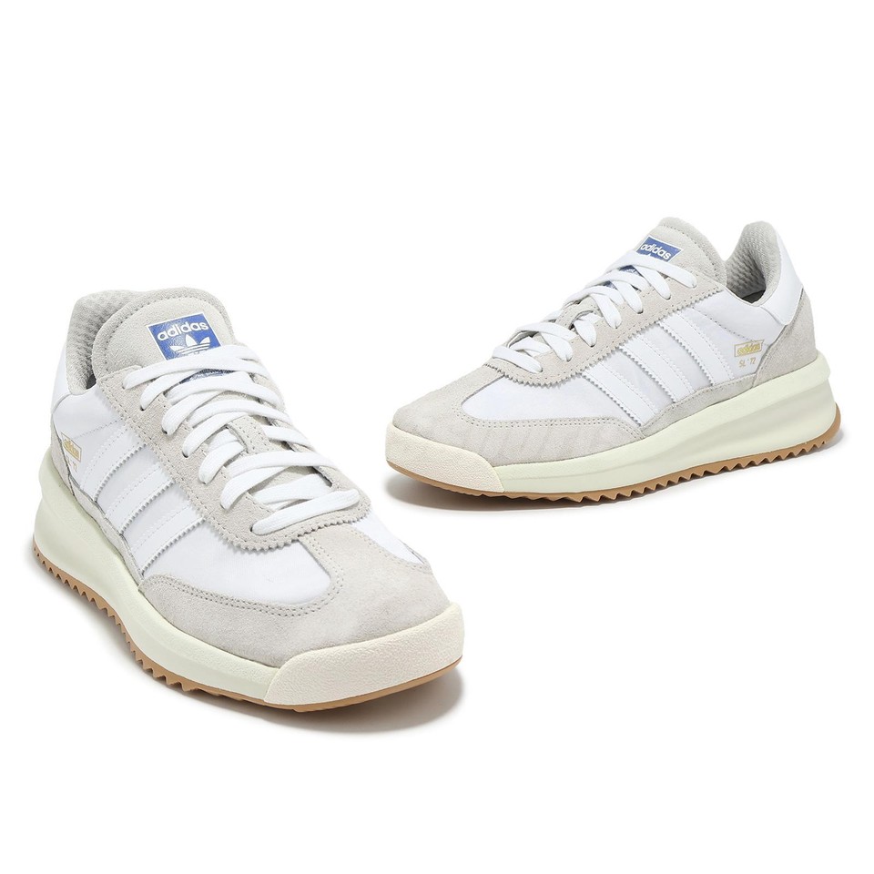 adidas Originals SL 72 RTN Crystal White Grey Men Unisex Casual Shoes ...