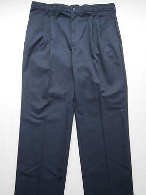 NWT Ladies Red Cap Khaki Uniform Pants [ 38 x 34] Navy Blue Work Career ...