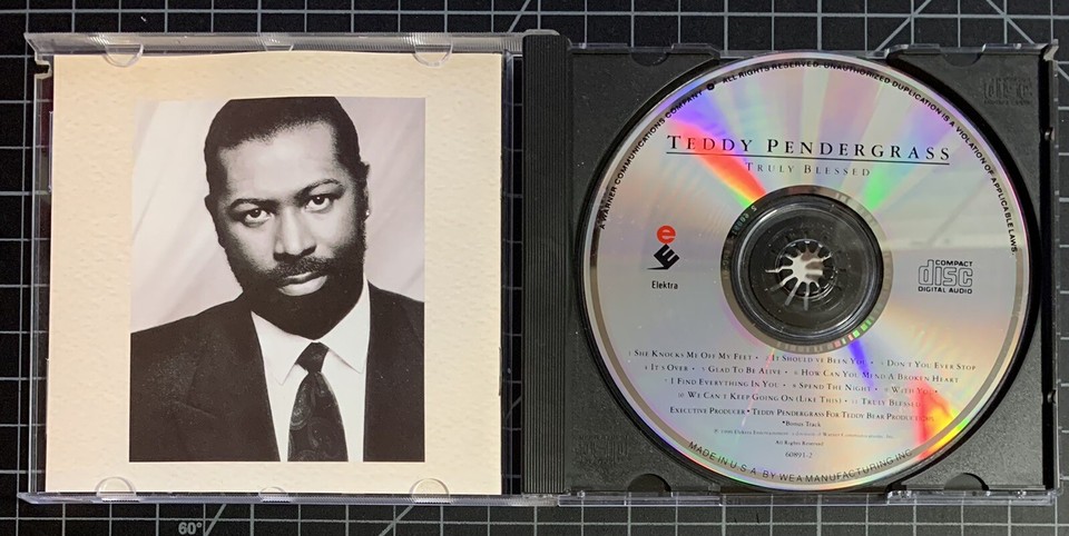 Teddy Pendergrass "Truly Blessed" CD Very Clean Disc | eBay