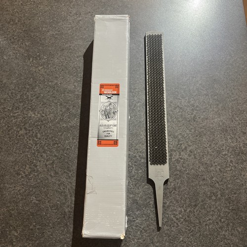 Box of 6 Crescent Nicholson Rectangular Tanged Horse Rasp File 18057N ...