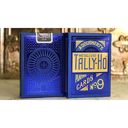 Tally Ho Blue (Circle) MetalLuxe Playing Cards by US Playing Cards ...