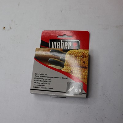 (8-Pk) Weber Original Corn Pick Set Stainless Steel Black 6489 | eBay