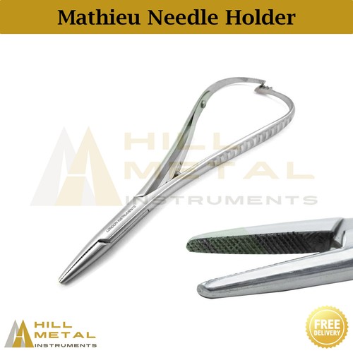 Orthodontic Mathieu Needle Holder Fine Shape Dental Surgical Narrow Tip ...