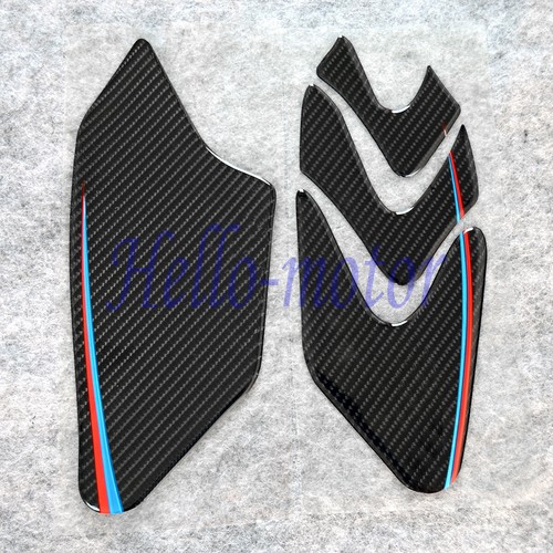 Carbon Fiber Tank Pad Protection Side Stickers Decals For BMW S1000RR ...