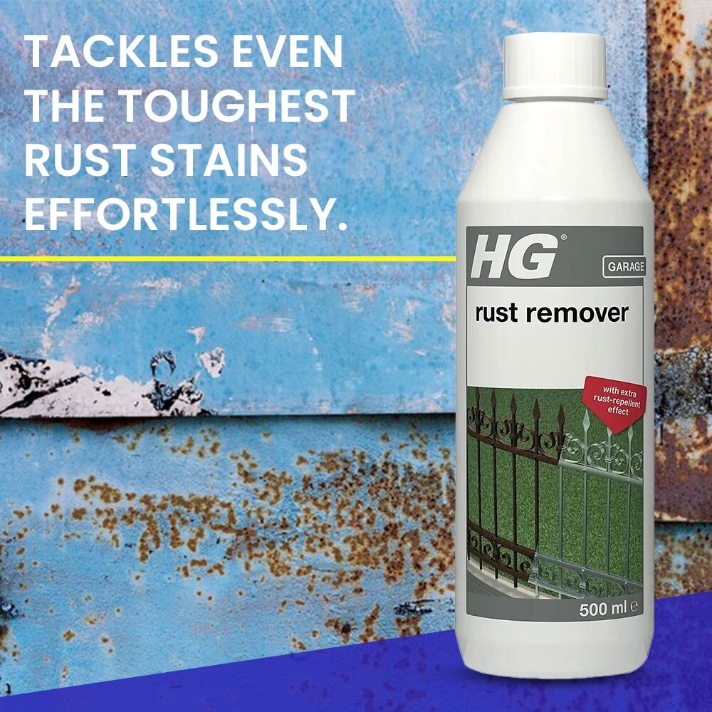 HG Garage Rust Remover 500ml with Extra Rust-repellent Effect Easily ...