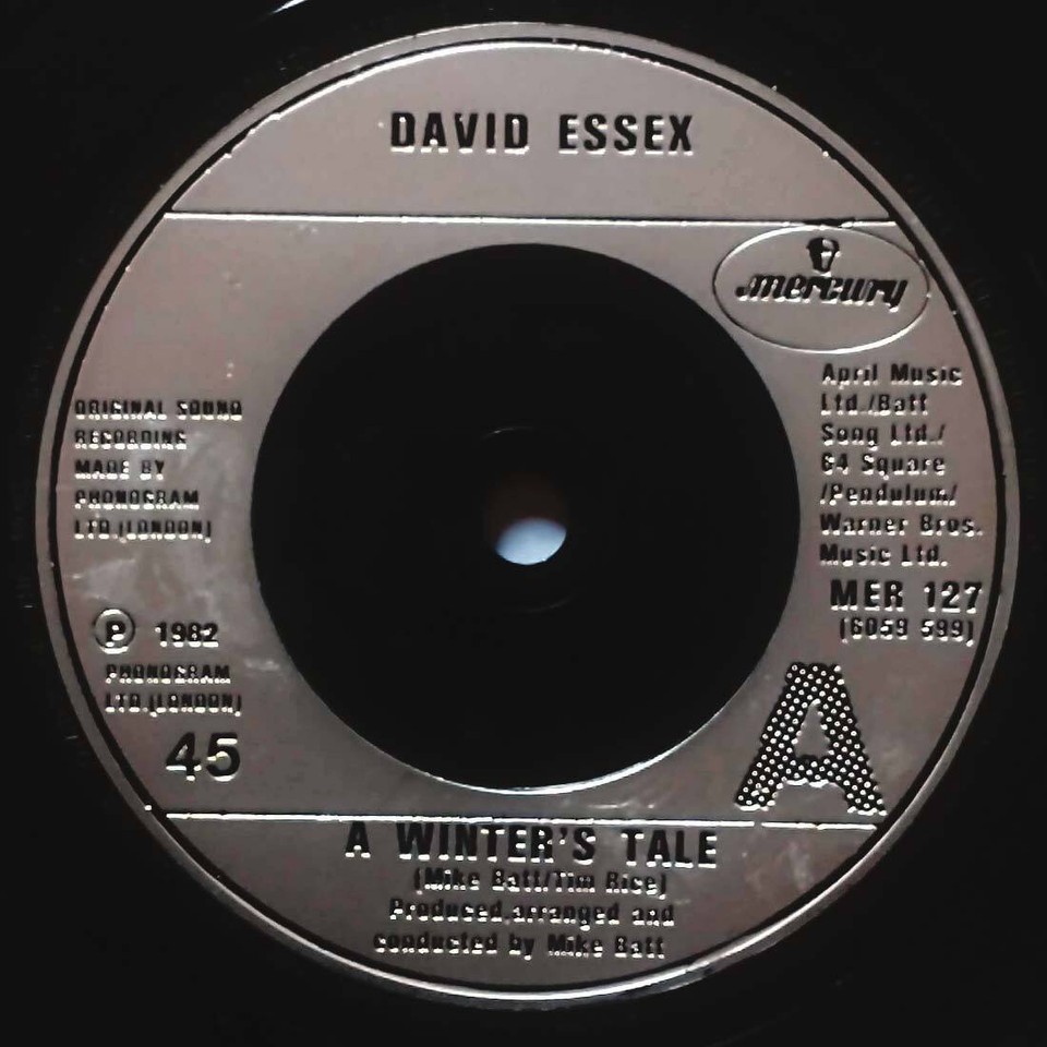 David Essex - A Winter's Tale / Verity [7" 45 rpm Single] UK Import ...