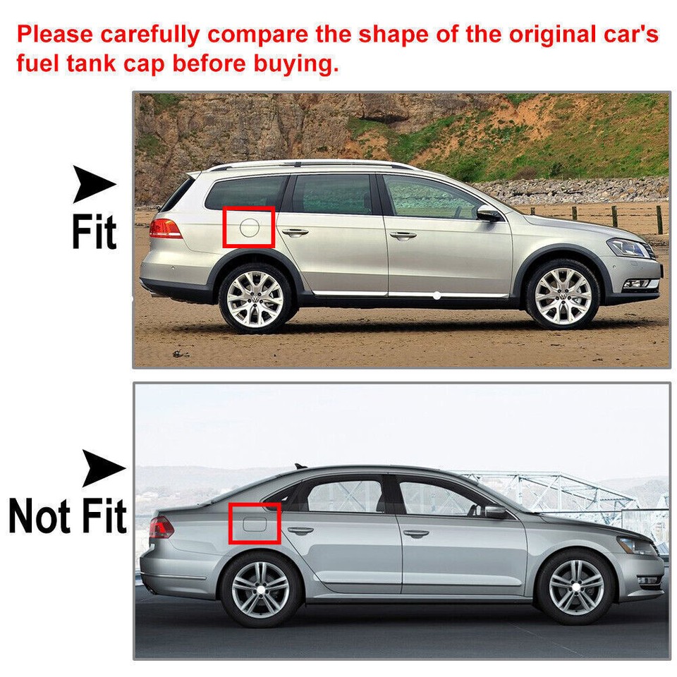 Fuel Filler Door Lid Flap Cover Unpainted 3AD809857 Fit VW PASSAT B7 ...