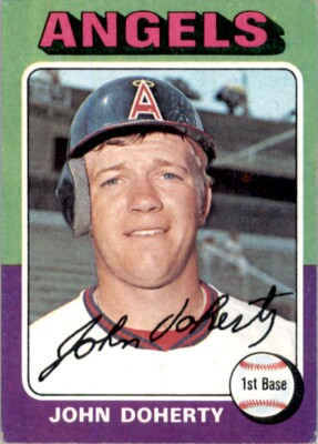 1975 Topps Baseball John Doherty RC California Angels #524 | eBay