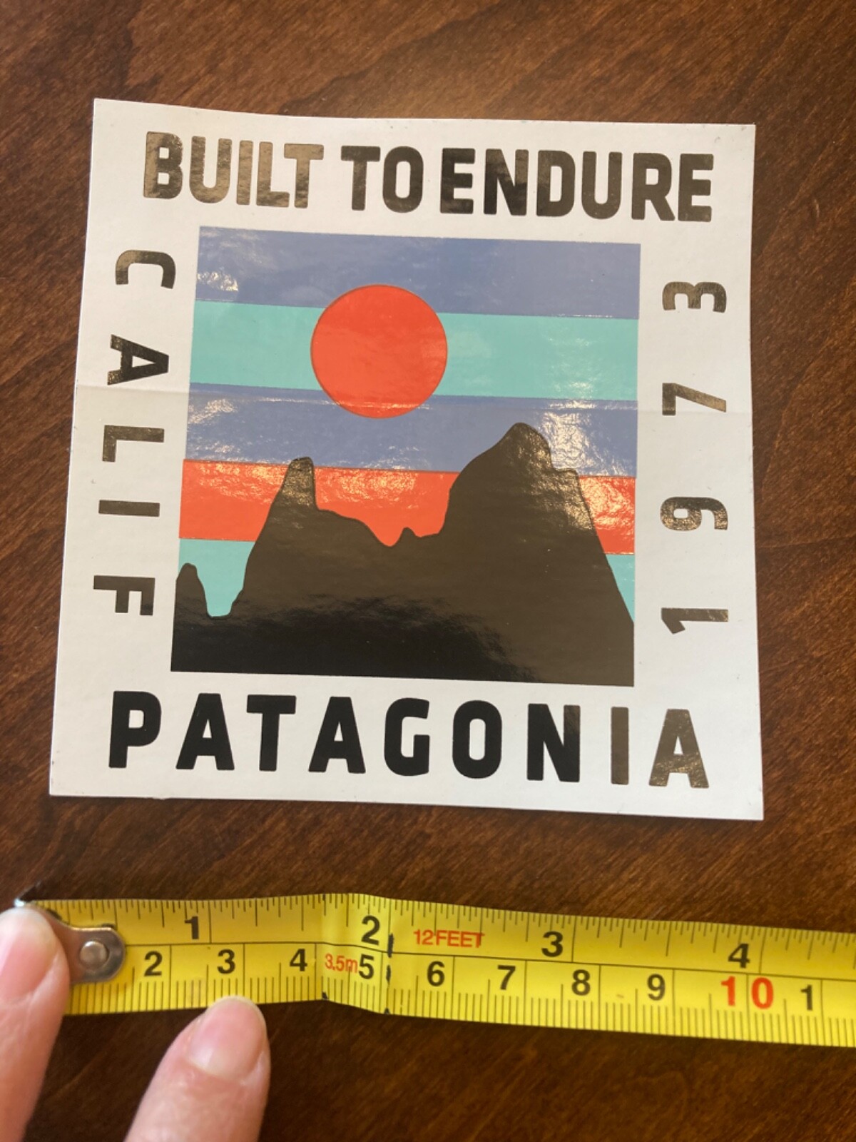 New Patagonia Built to Endure Calif 1973 Sticker | eBay