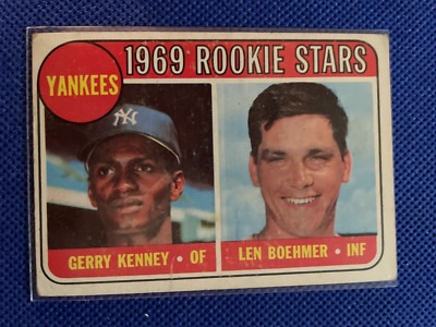 1969 TOPPS # 519 YANKEES ROOKIE STARS GERRY KENNY | eBay