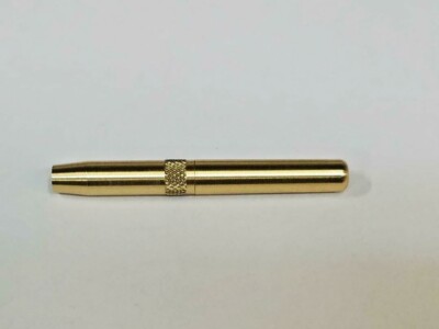 ONE REAL BRASS METAL ONE HITTER PIPE DUGOUT BAT 3" MADE IN USA ...