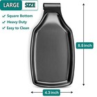 2piece Black Spoon Rest For Kitchen Counter Stainless Steel Spoon ...