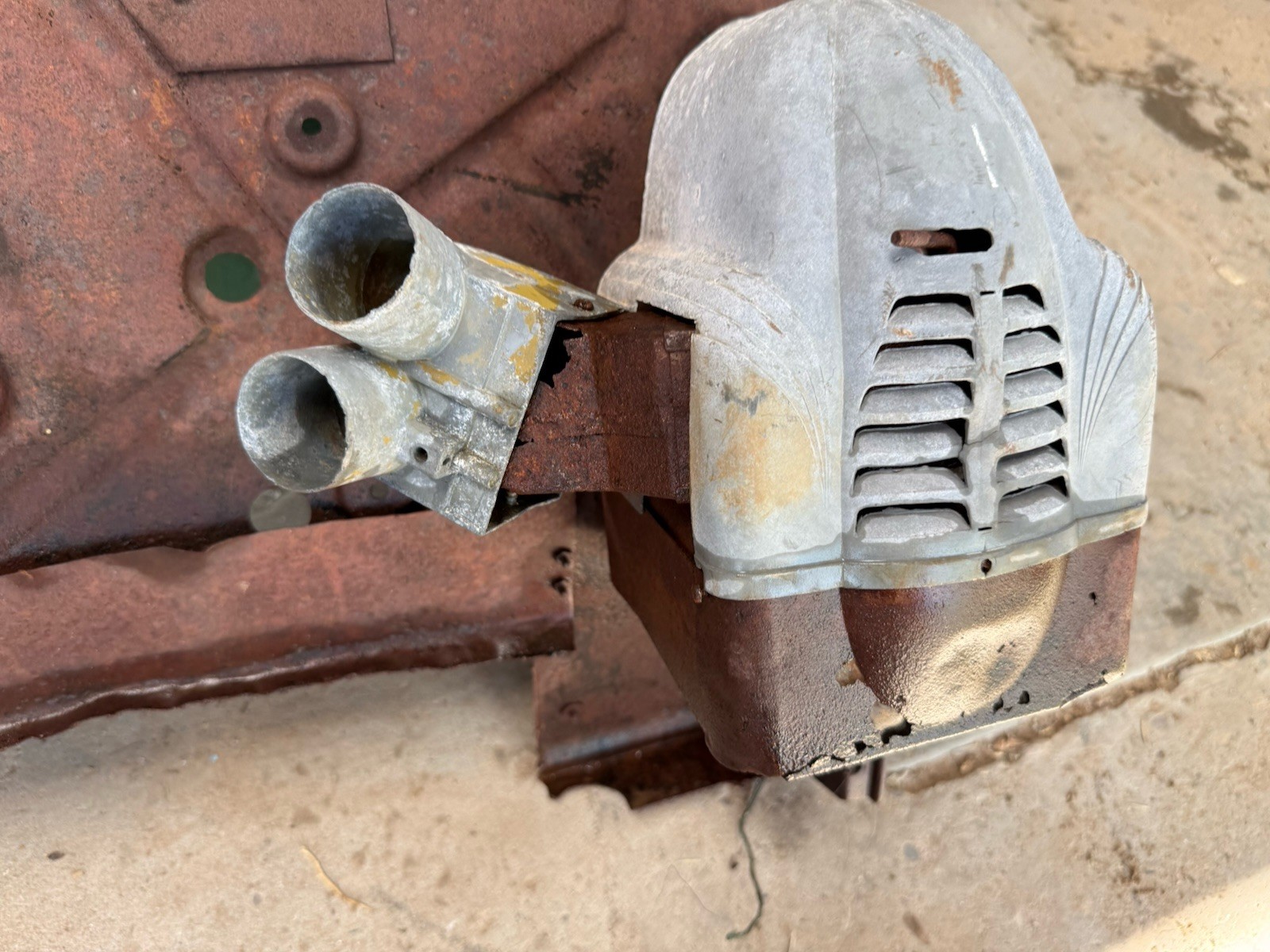 OEM 1933 1934 Ford Coupe Sedan Firewall - Original Steel with Vintage ...