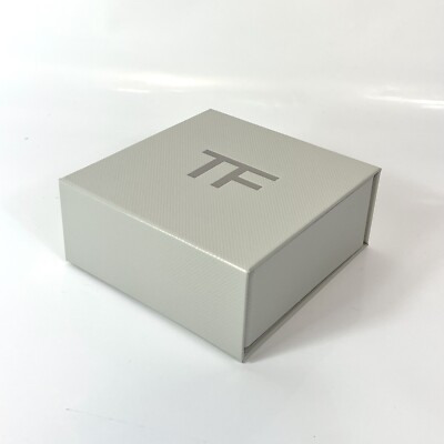 Authentic TOM FORD Extra Small Square Empty Gift Box Container Gray 4. ...