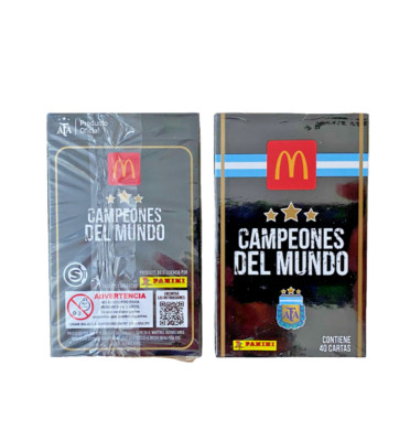 Panini Campeones Cards, Brand New sealed Spanish Cards Mc Donals´s ...