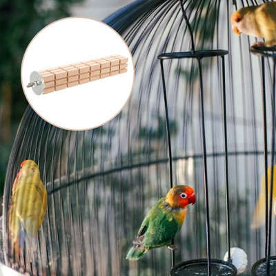 Parrot Standing Stick Adventuring Toy Bird Exercise Striped Bass | eBay