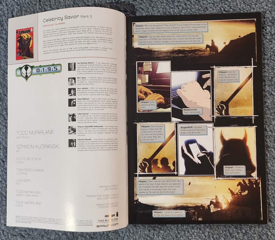 Spawn #231 Spiderman 1 Homage Image 2013 1st Print Mcfarlane Unread ...