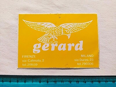 Gerard Florence Milan Vintage 80s Sticker | eBay UK