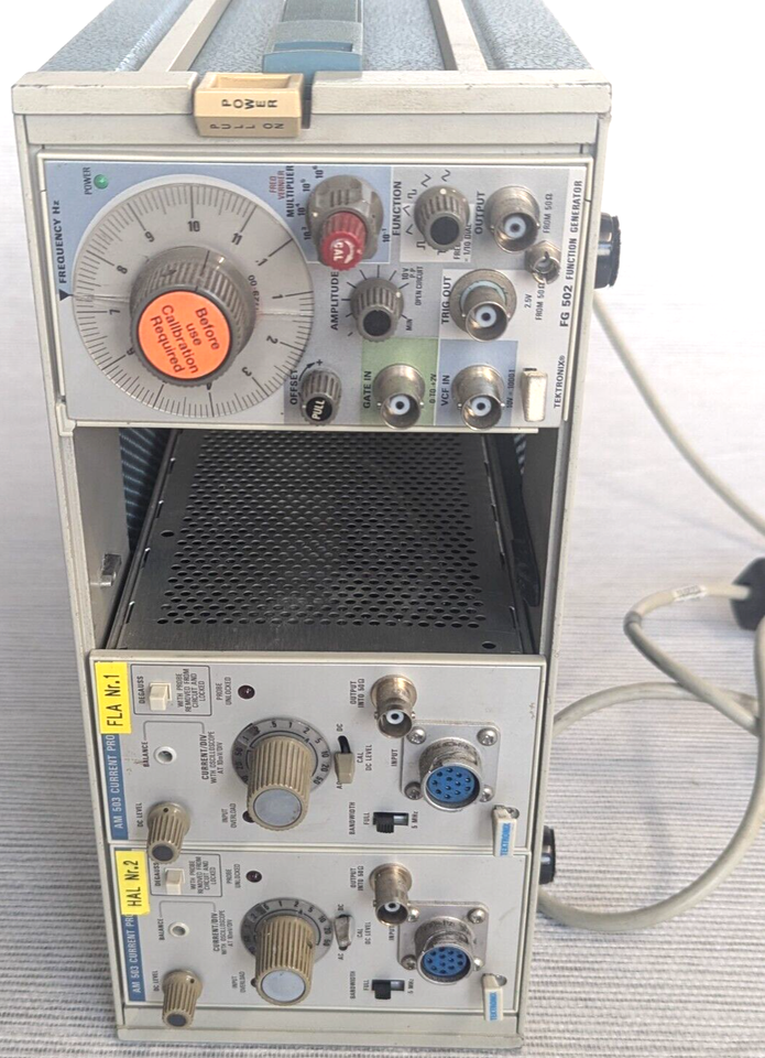Tektronix TM504 Power Module + FG 502 Function Generator + AM 503 | eBay
