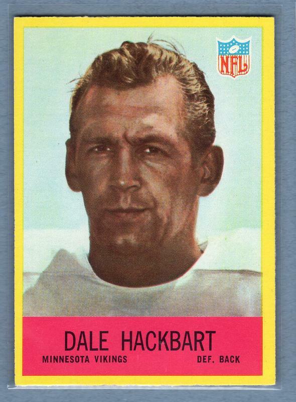 1967 Philadelphia #102 Dale Hackbart EX-MT GO143 | eBay