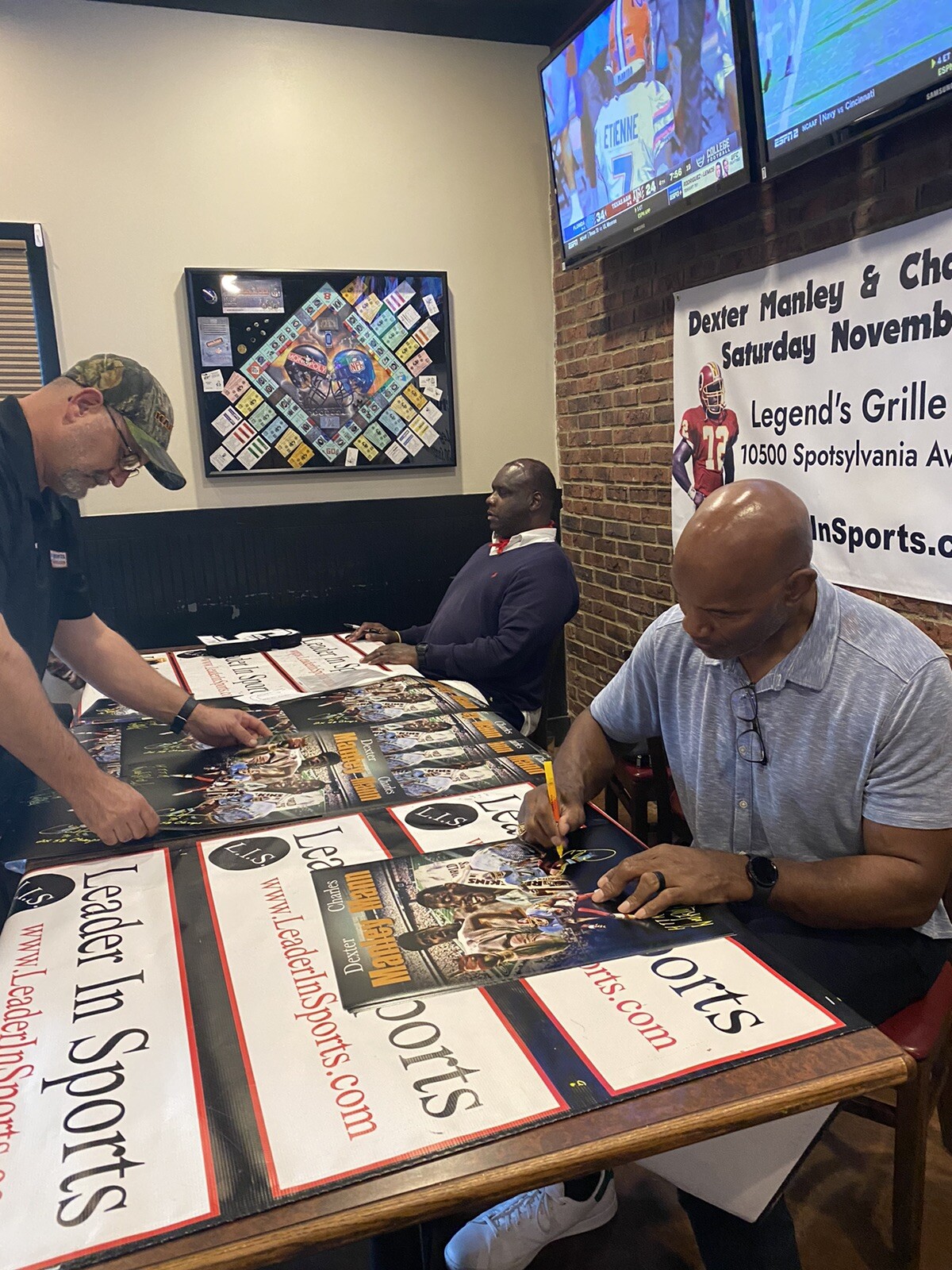 Dexter Manley & Charles Mann Dual Signed 8x10 - Washington Redskins ...