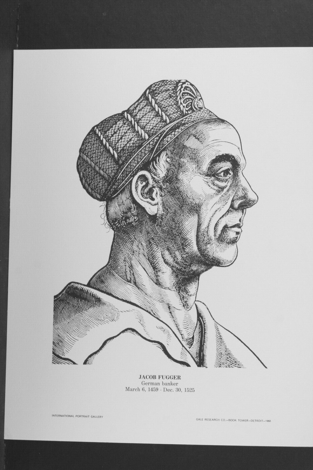 Jacob Fugger - Print by International Portrait Gallery - Vintage L1100C ...