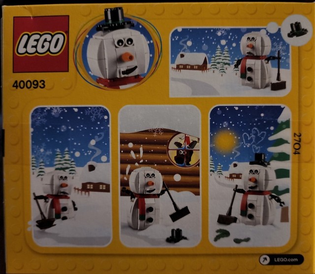 LEGO Seasonal: Snowman (40093) for sale online | eBay