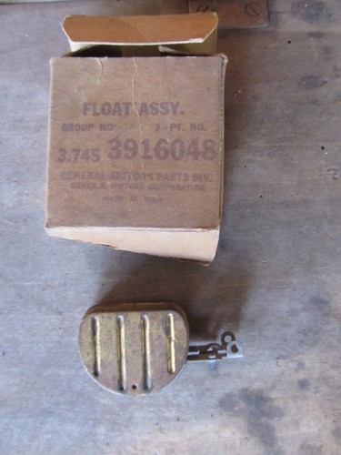 NOS CHEVROLET TRUCK 1968 SERIES 10-30 W/396 2Bl CARBURETOR FLOAT ...