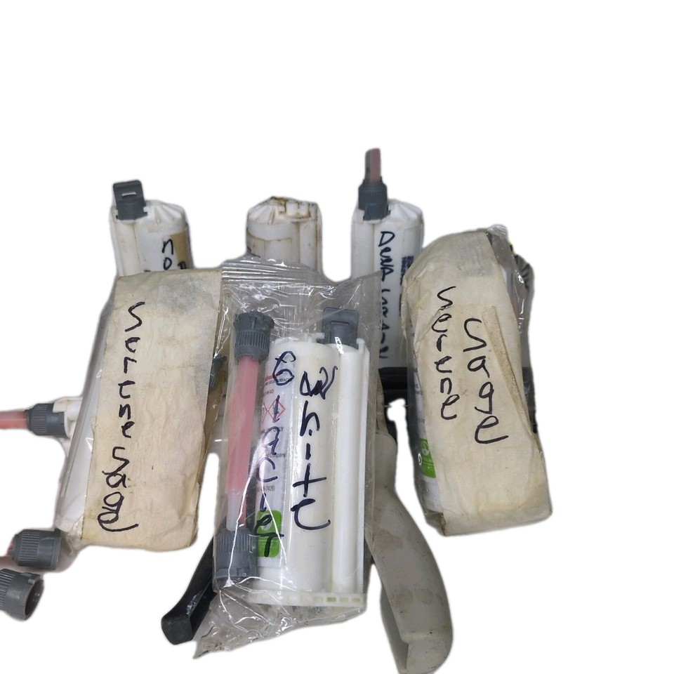 Tubes of Corian Solid Surface Adhesive and Two Dispensing Guns | eBay