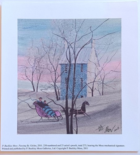 Passing By Giclee Limited Edition Print By P Buckley Moss Ebay