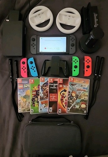 Nintendo Switch Console & Game Bundle Lot - Controller, Games, Cases | eBay